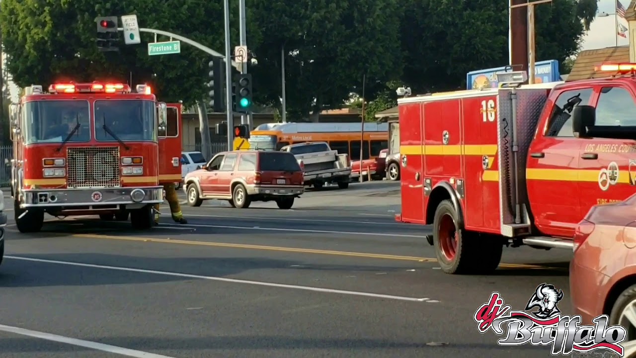 Choque En Firestone y Compton - YouTube