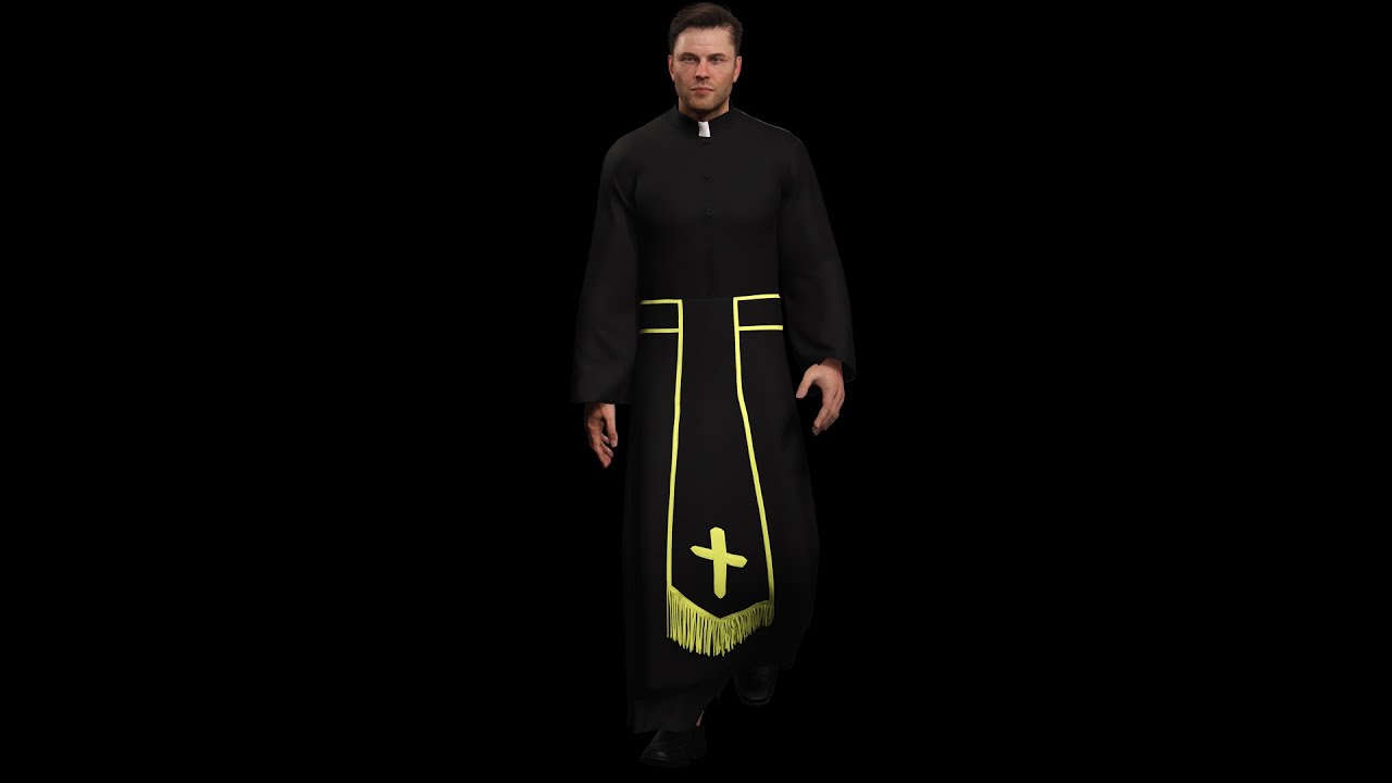 CC4 iClone Priest Robe - YouTube