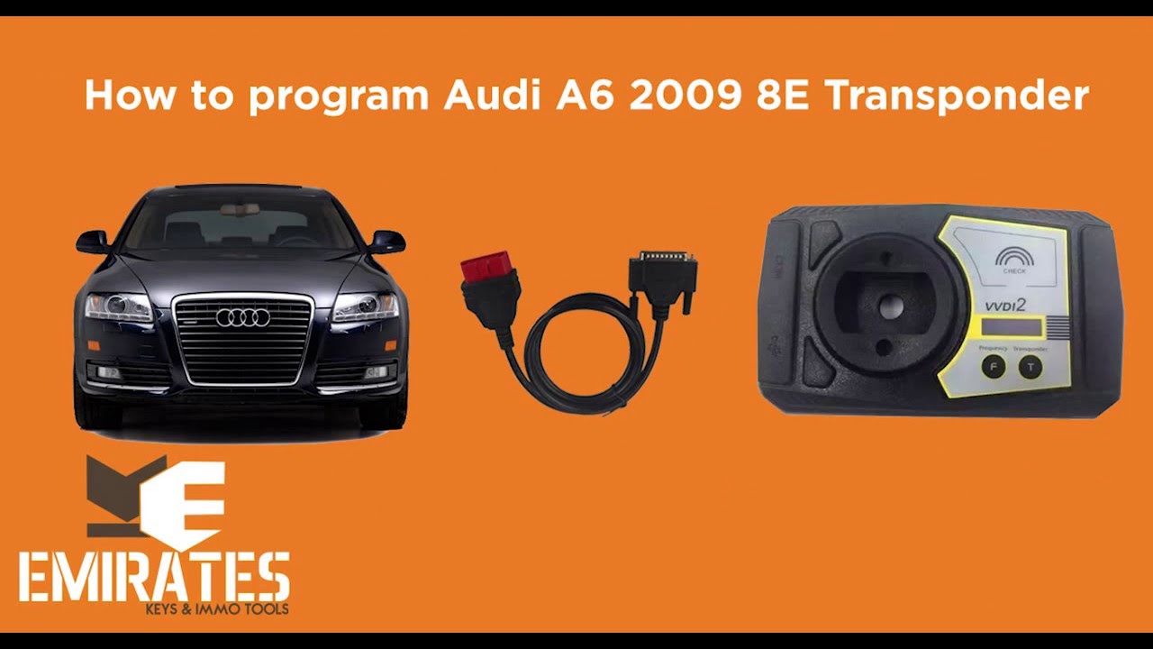 Audi A6 2009 Key programming via VVDI2 - YouTube