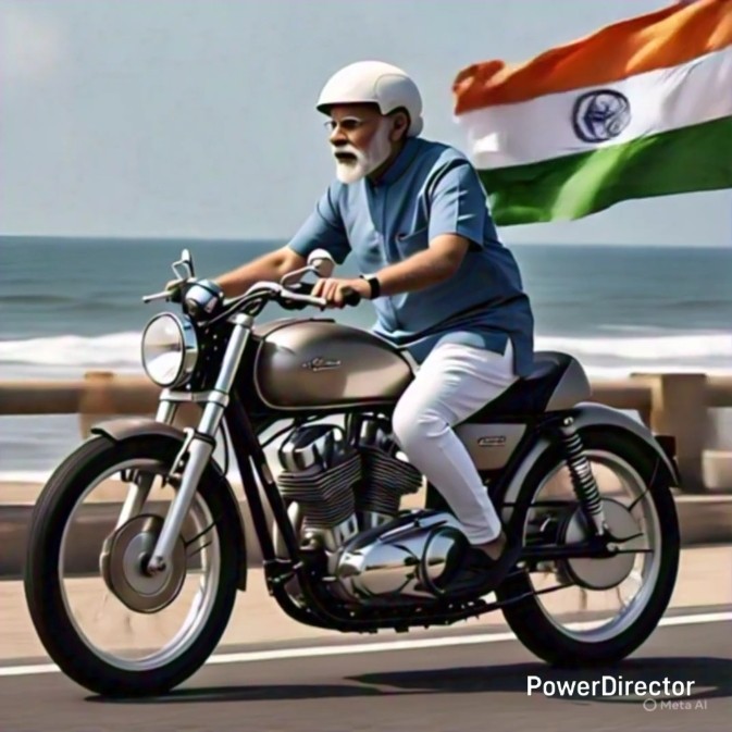 #PM Modi Ji jolly bike ride#Happy movement 💐💐 - YouTube