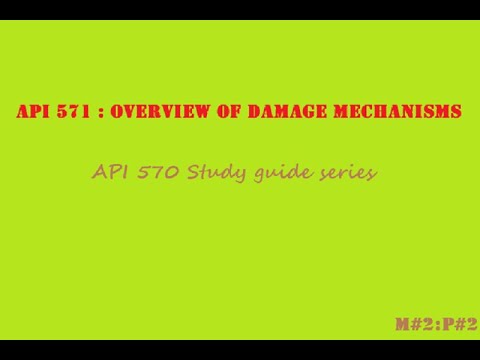 API 570 EXAM STUDY GUIDE [MODULE 2 - PART 2] - YouTube