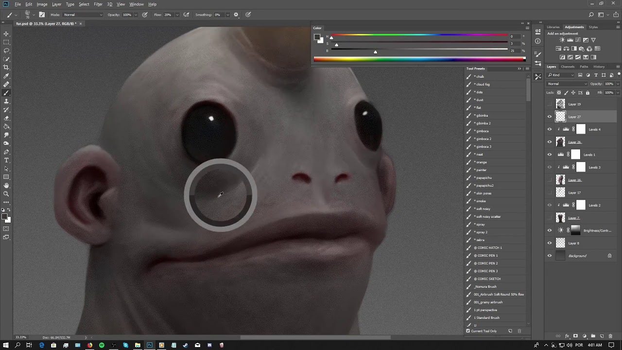 Timelapse silly creature - YouTube