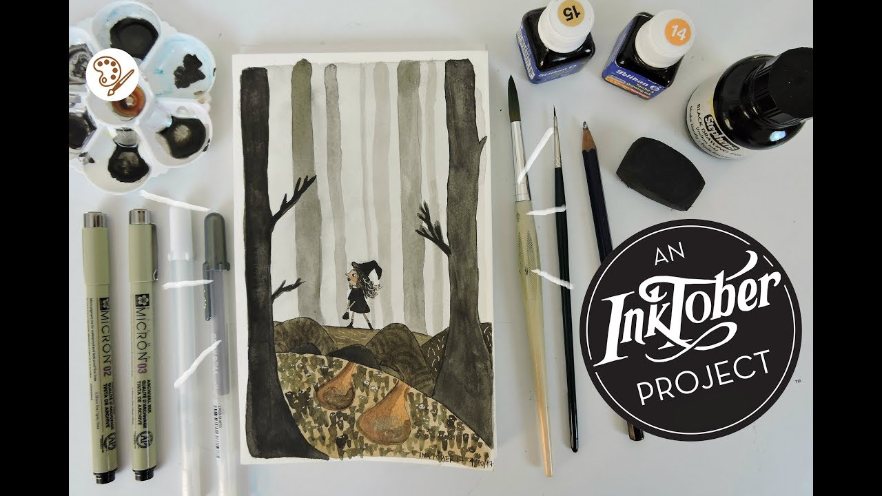 ¡COMIENZA EL INKTOBER! DÍA 1 | Your creative channel - YouTube