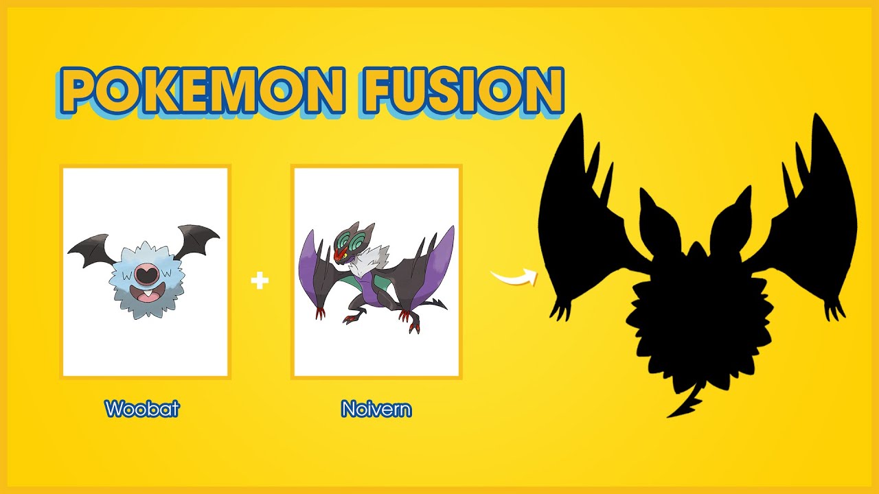 Pokemon Fusion | Woobat + Noivern | pokemon infinite fusion - YouTube