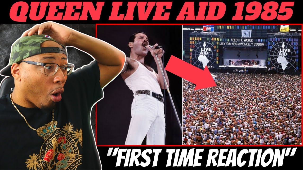 Queen Reaction | Full Concert Live Aid 1985 | BEST PERFORMANCE OF ALL ...
