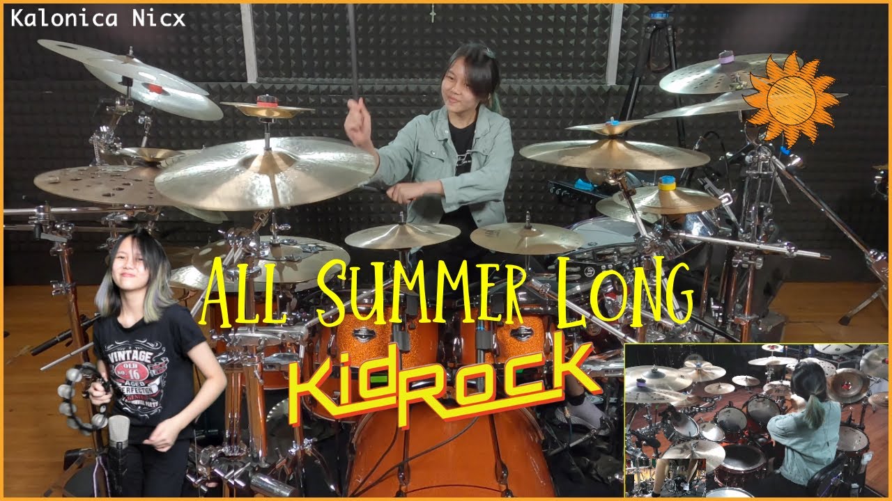 Kid Rock - All Summer Long [ cover ] Drum & Percussion by Kalonica Nicx ...