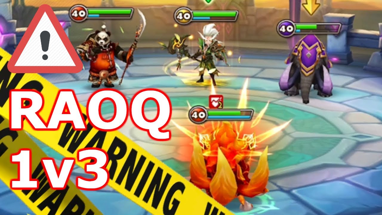 RAOQS ULTIMATE FORM 1v3 & 2v3 Siege - Summoners War - YouTube