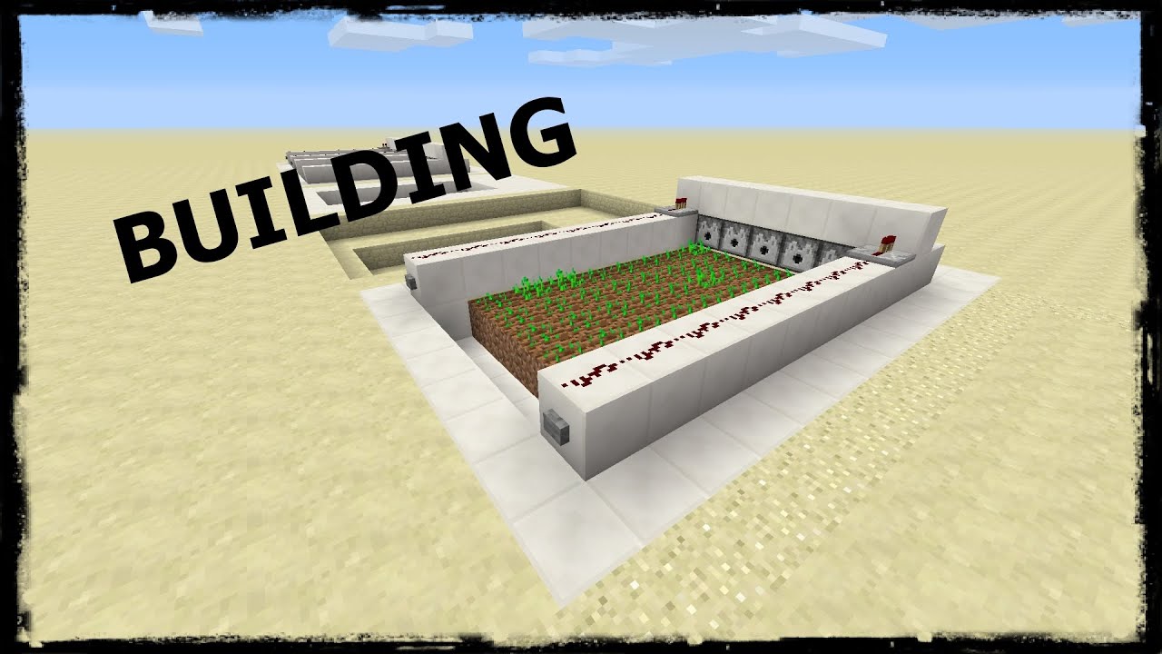 Minecraft How To : (BUILDING) "Automatic Farm"!! - YouTube
