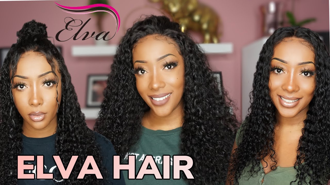 Kinky Curly 13x6 Wig | ft. ELVA HAIR | Tutorial Install & Unboxing Wig ...