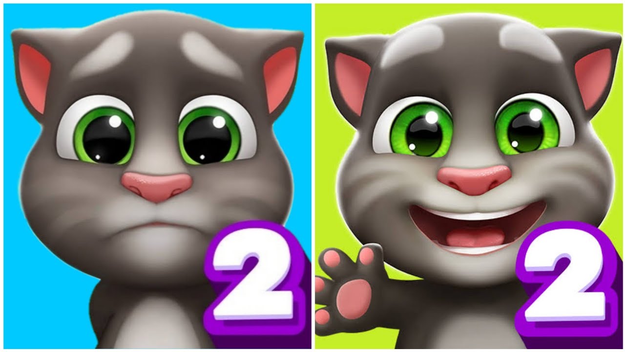 My Talking Tom 2 Baby Vs My Talking Tom 2 Large - YouTube