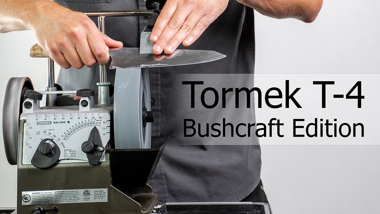 Tormek T-4 Bushcraft Edition | Knife and Axe Sharpening - YouTube