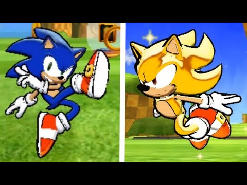 2D Illustration Sonic in Sonic World DX - YouTube