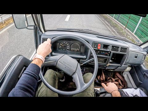 1997 Toyota Dyna [3.0 D-4D 88HP] | POV Test Drive #1057 Joe Black