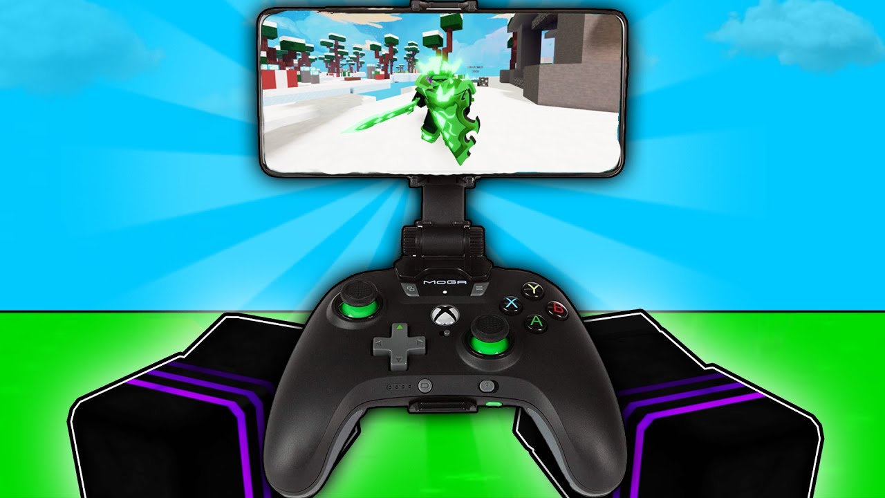 I used CONTROLLER on MOBILE and it's OP in Roblox Bedwars.. - YouTube