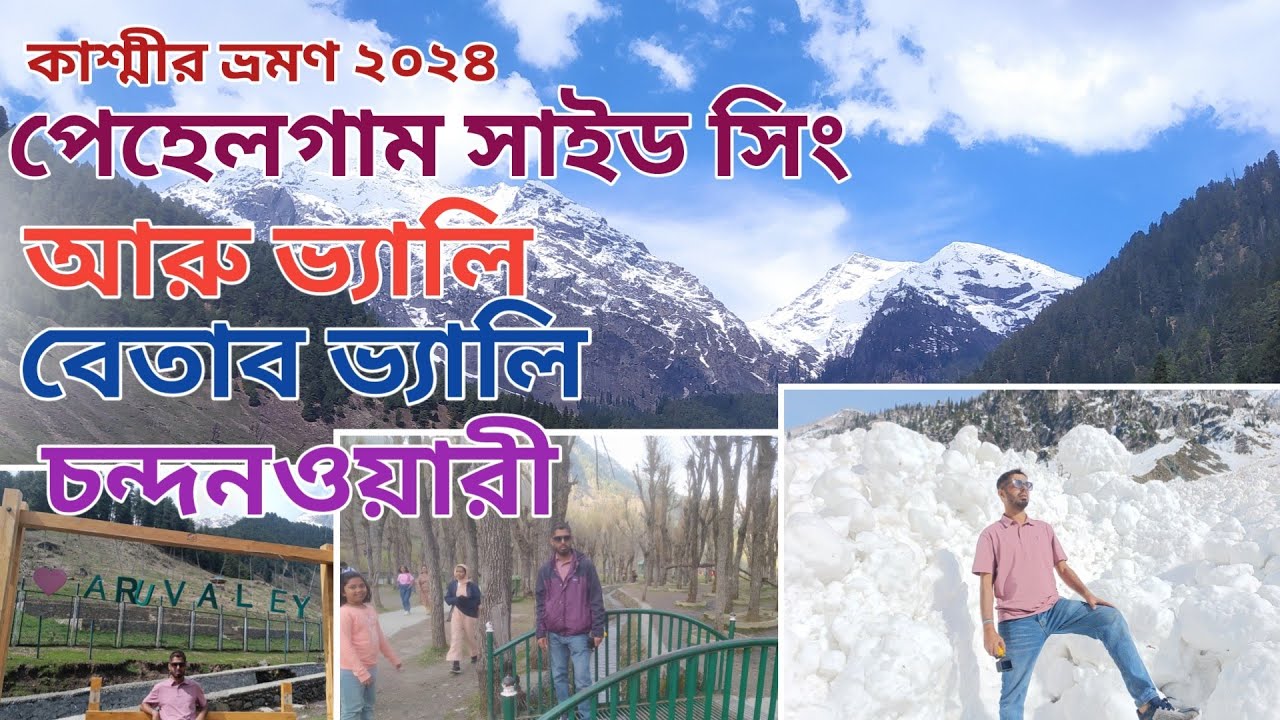 Pahalgam Part 2 || Kashmir Tour 2024|| Aru Valley, Betab Valley ...