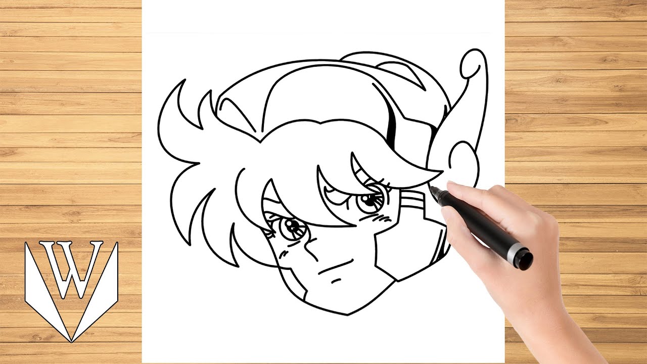 How to draw Saint Seiya Step by step, Drawing Tutorial Trick Easy For ...