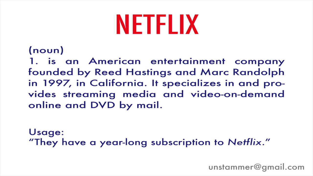 How to Pronounce Netflix - YouTube