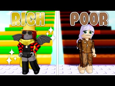 RICH VS POOR Obby With Moody! (Roblox)
