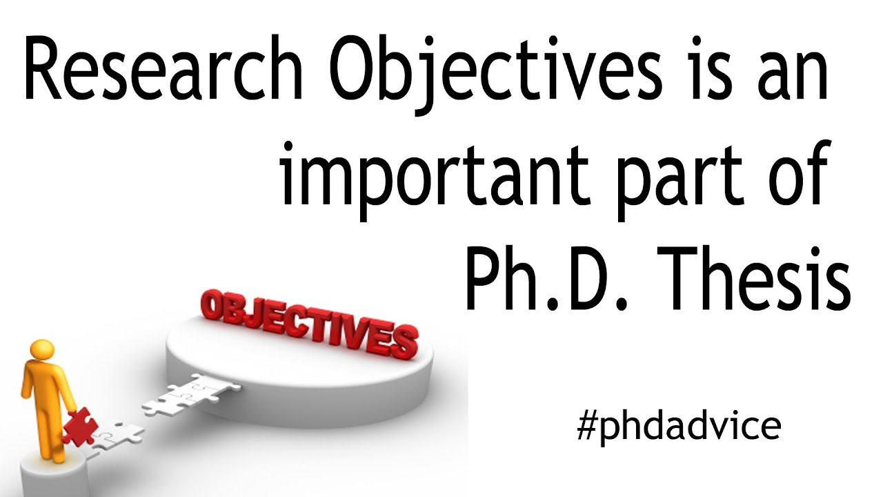 Research Objective is an important part of Ph.D. Thesis - #phdadvice ...