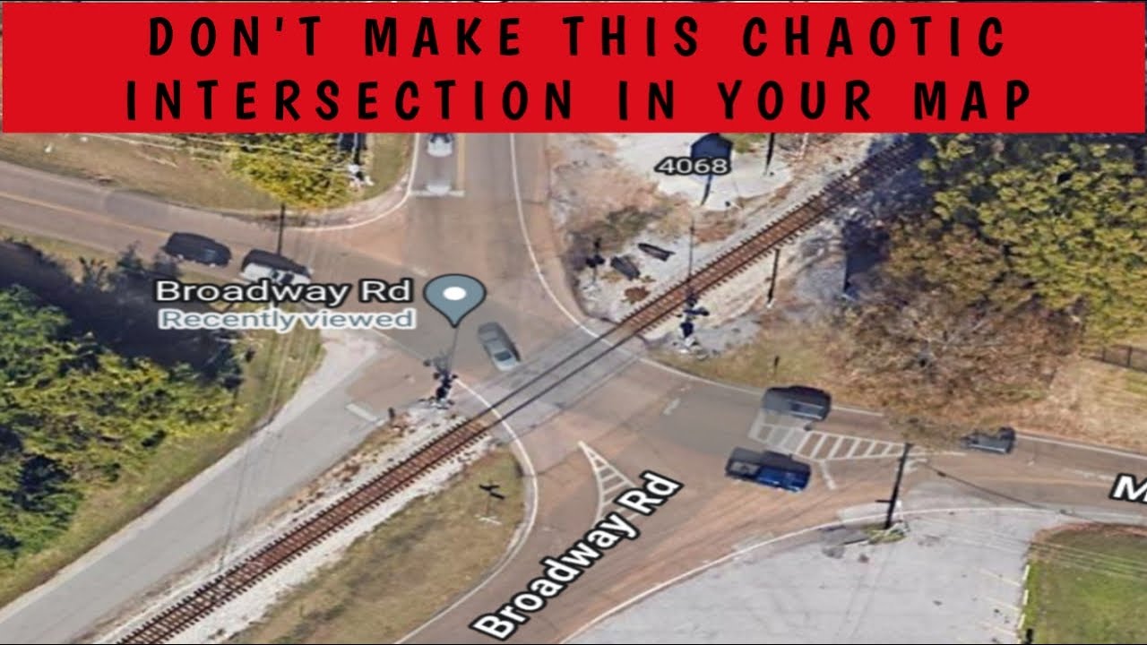 MY IDEA TO FIX THIS CHAOTIC INTERSECTION IN INTERSECTION CONTROLLER ...