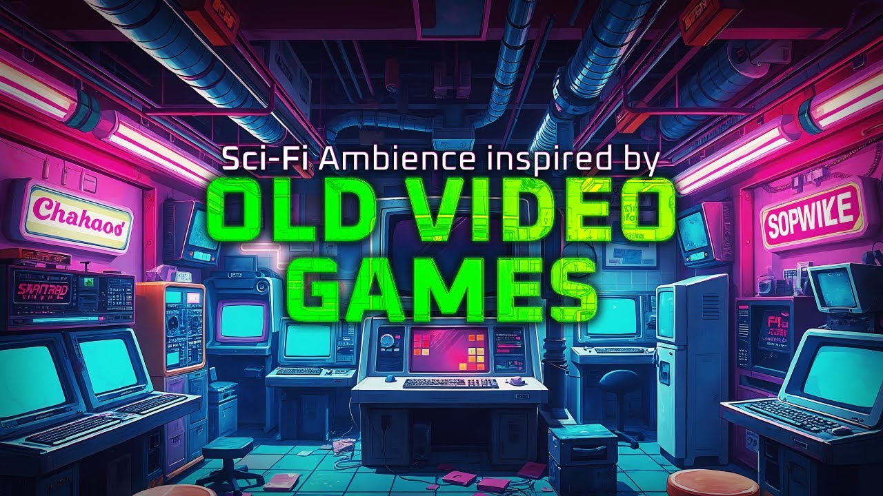 Nostalgic Soundtracks 🎵 Old Sci Fi Video Games Ambience Music (No ...