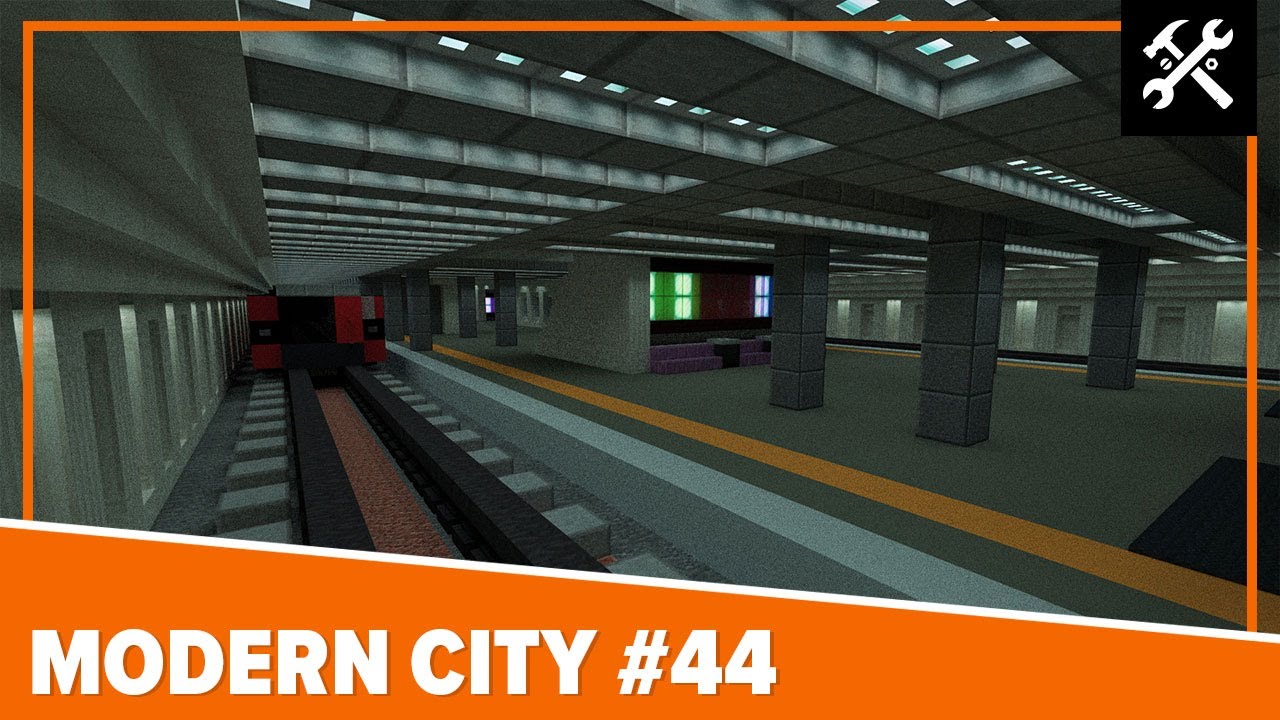 Modern City #44: Subway Station - Minecraft Timelapse - YouTube