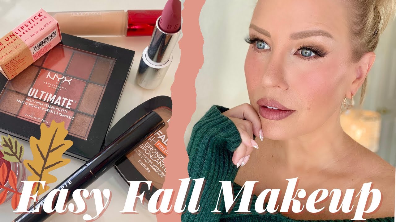 10 MINUTE EVERYDAY FALL MAKEUP TUTORIAL | Minimal Products That Won't Break Your Budget! - YouTube