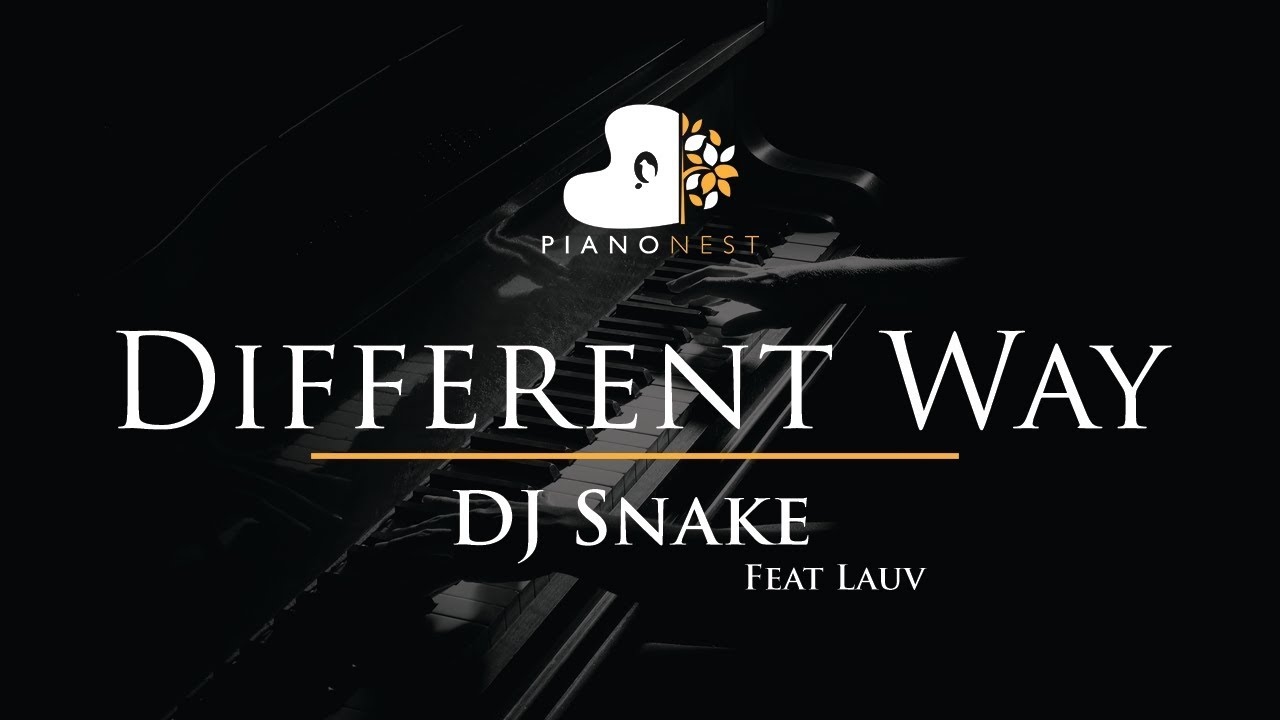 DJ Snake - Different Way Feat Lauv - Piano Karaoke / Sing Along / Cover ...