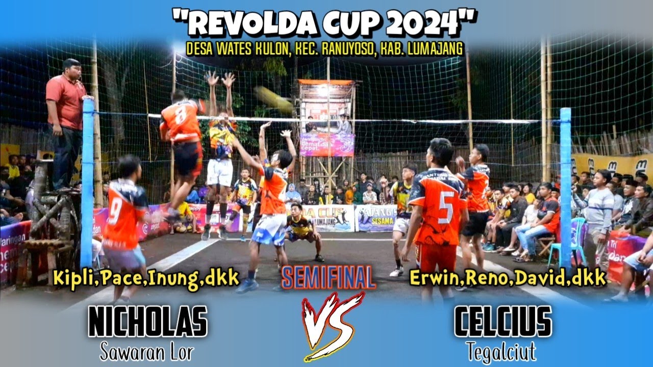 SEMIFINAL...!!! Kipli,Pace,Inung,dkk 🆚 Erwin,Reno,David,dkk || "REVOLDA ...