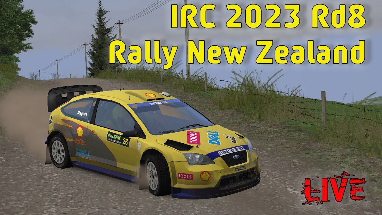 IRC 2023 Round 8 - Rally New Zealand - Richard Burns Rally - YouTube
