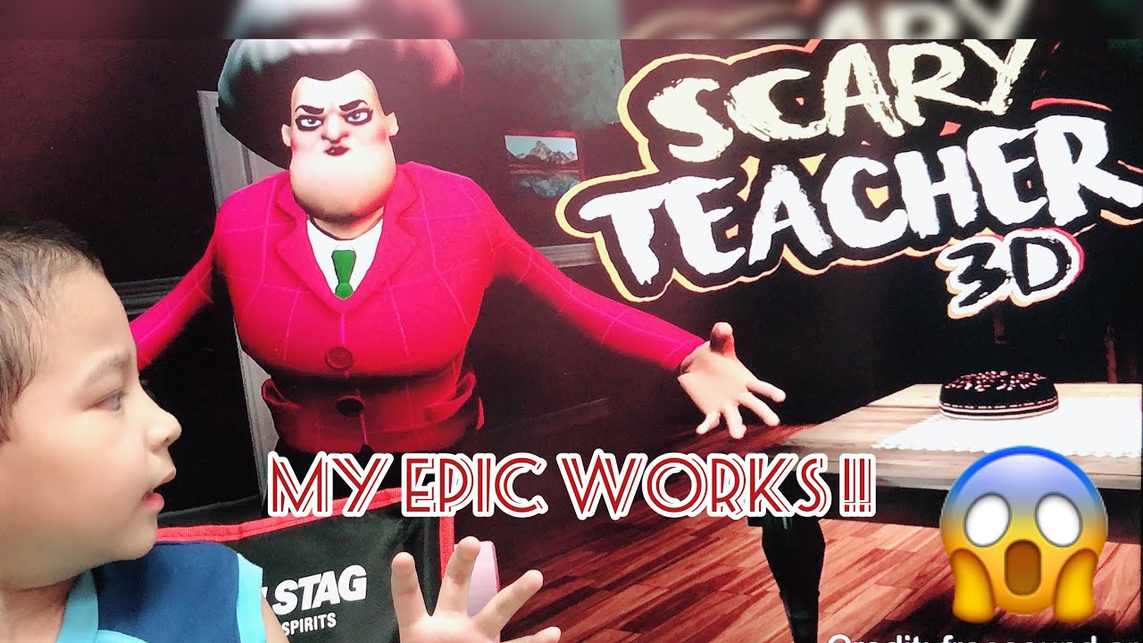 PRANK THE SCARY TEACHER | THIS GAME IS AWESOME | TIPS HOW TO PRANK 💪 ...
