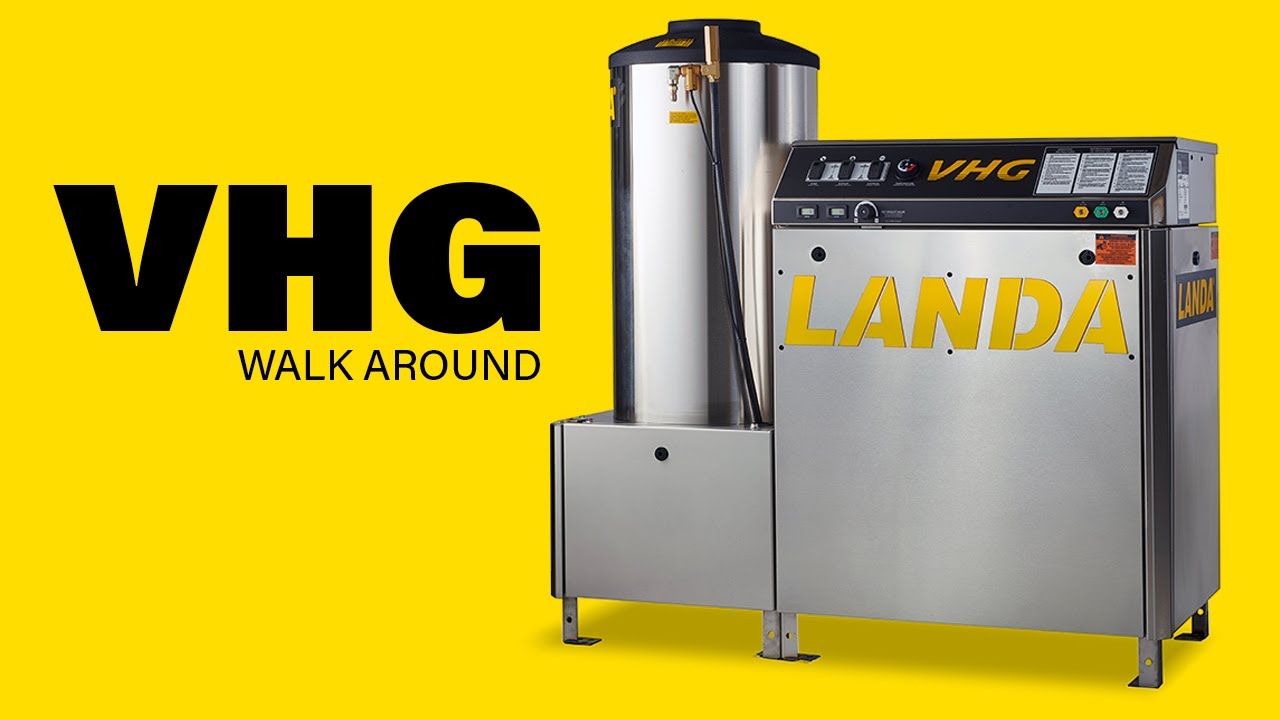 Landa VHG Pressure Washer Walk Around (2024 Model, Stainless Steel ...
