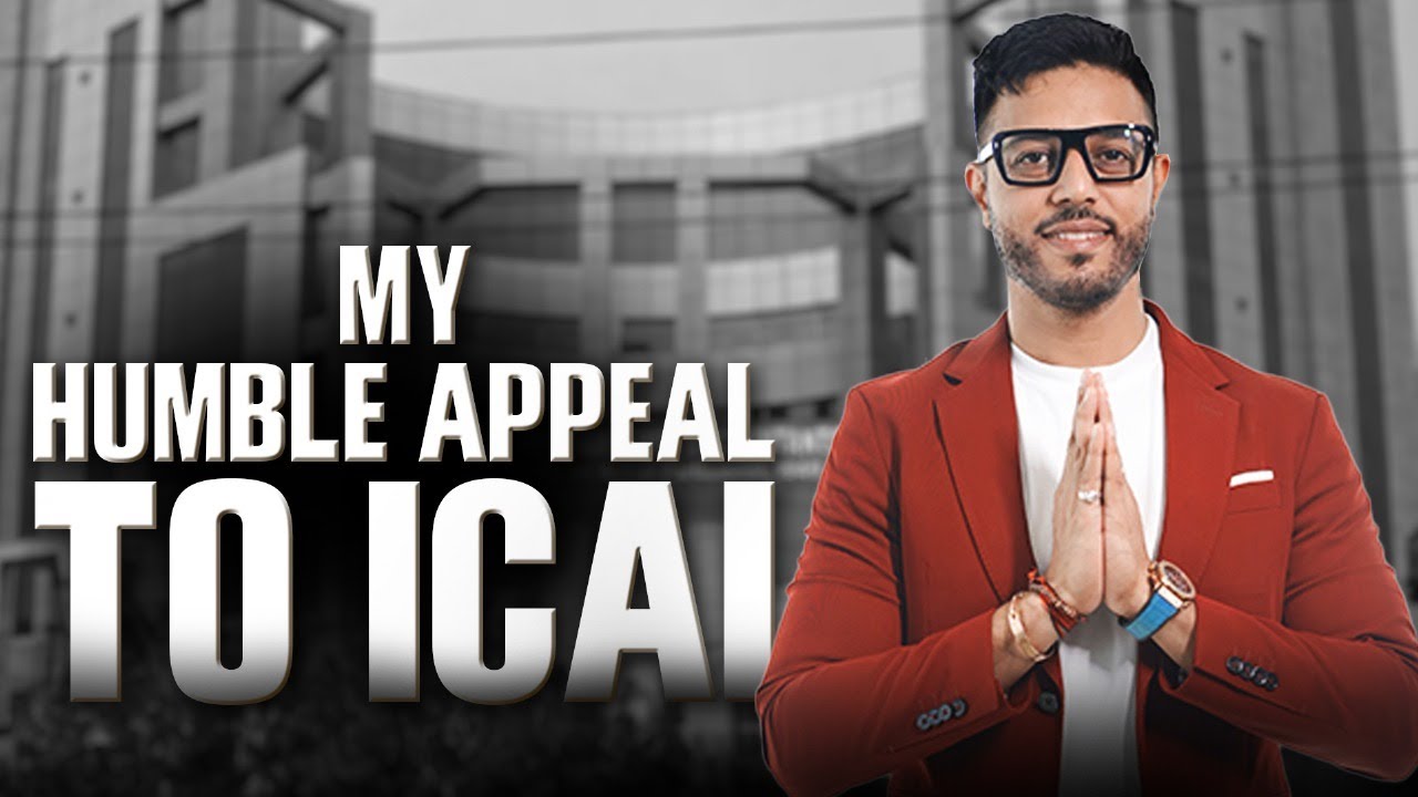 My Humble Appeal To ICAI on Behalf of All CA Students - CA Swapnil ...