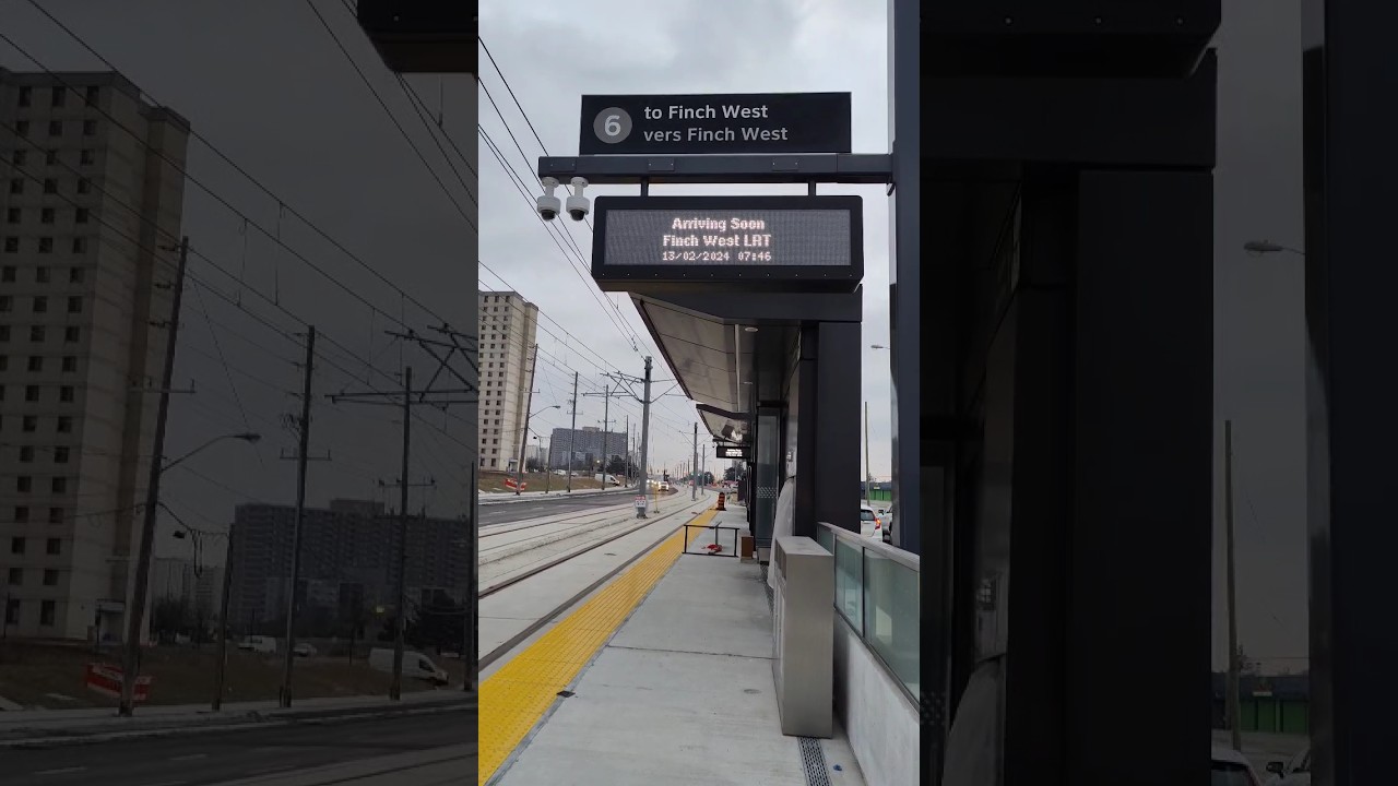 when the LRT is still in test phase Jane st and Finch Avenue west ...