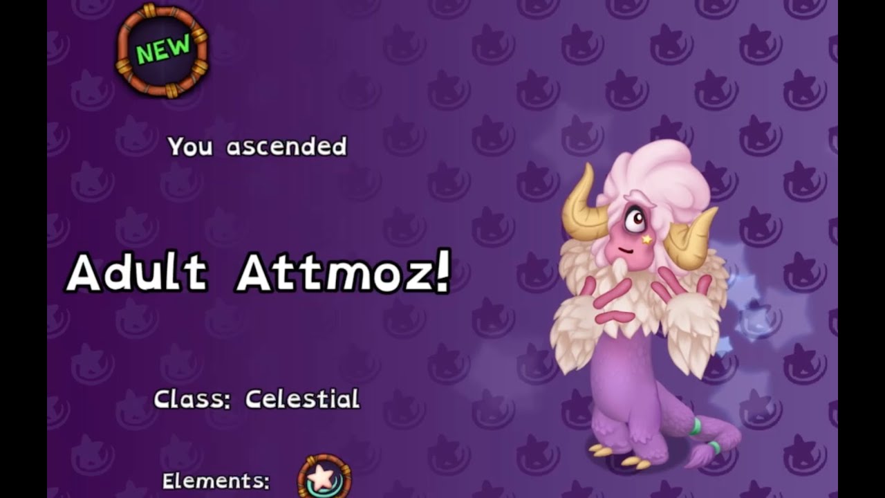 Adult Attmoz on Celestial Island - My Singing Monsters - YouTube