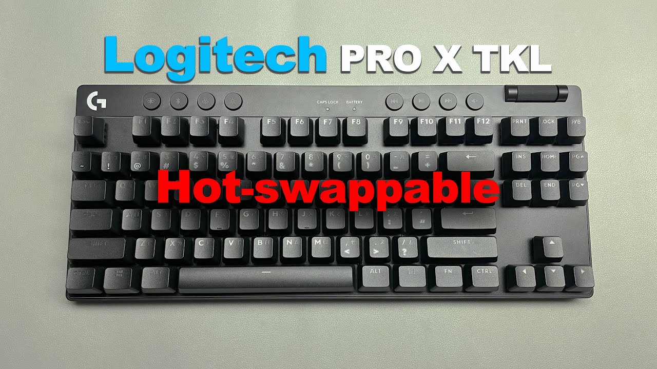 【keyboard Live】Logitech Pro X Tkl｜hot-swappable Mod｜羅技改熱插拔｜ - YouTube