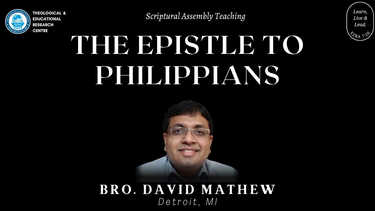 Knowing Jesus - Bro. David Mathew - YouTube