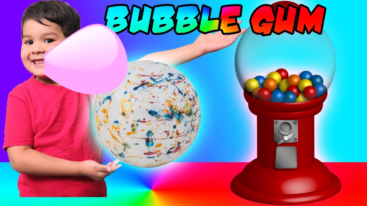 GIANT DUBBLE BUBBLE GUMBALL MACHINE Bubble Gum Challenge Giant ...
