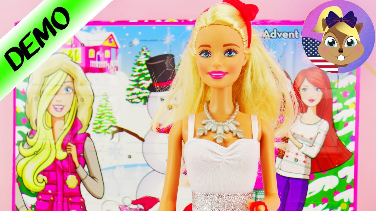 Barbie advent calendar! | We open all 24 doors with outfits and ...