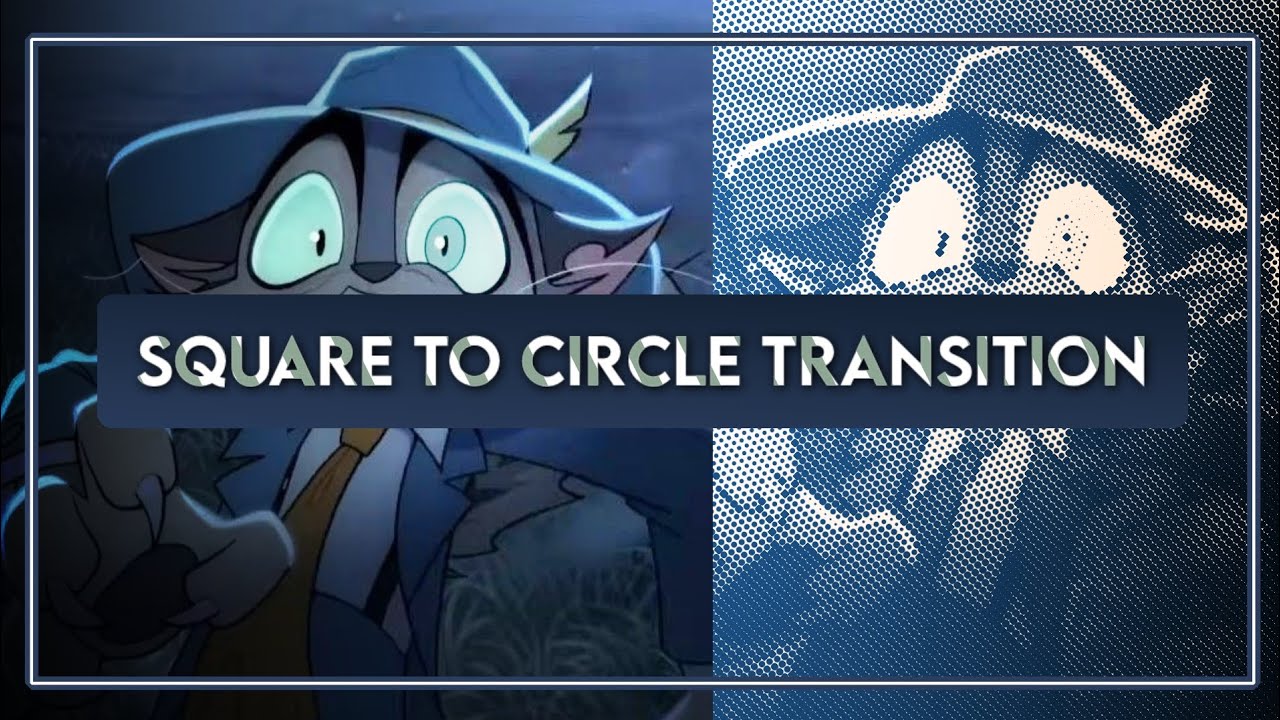 square to circle transition tutorial | (voice reveal i guess) - YouTube