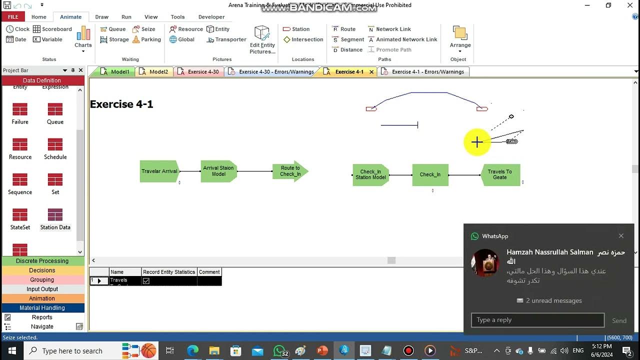 Simulation with Arena Exercise 4-1 - YouTube