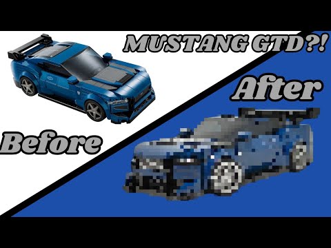 How to make a LEGO FORD MUSTANG GTD - YouTube