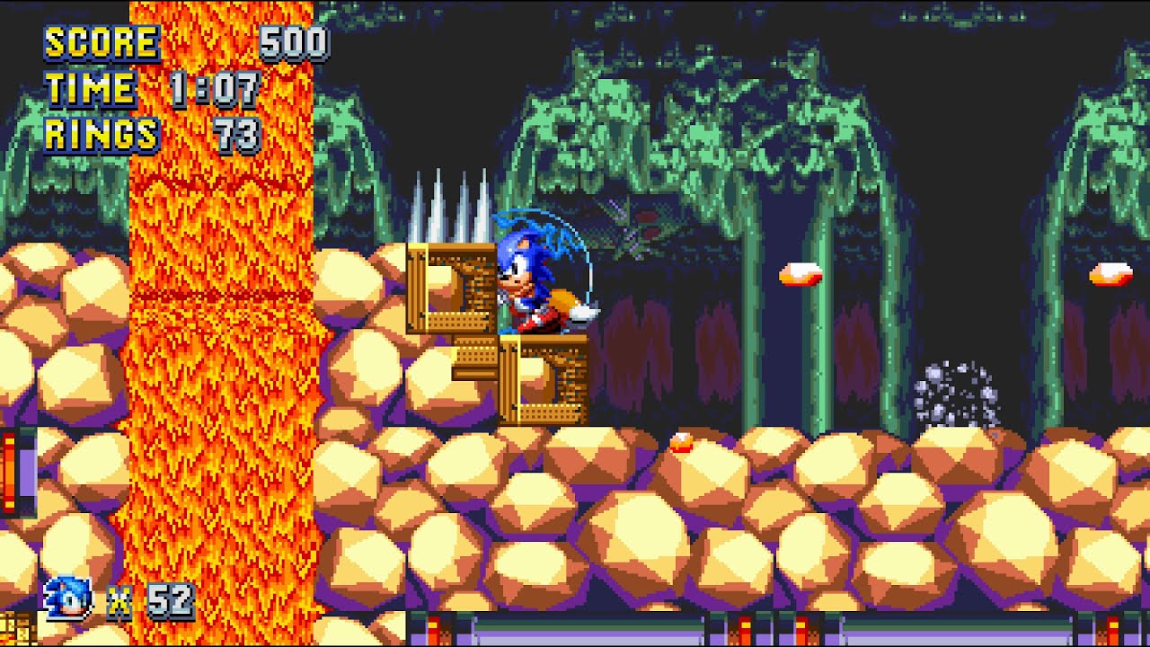 Sonic 3 A.I.R MANIA MOD [LAVA REEF ZONE 1-2] - YouTube