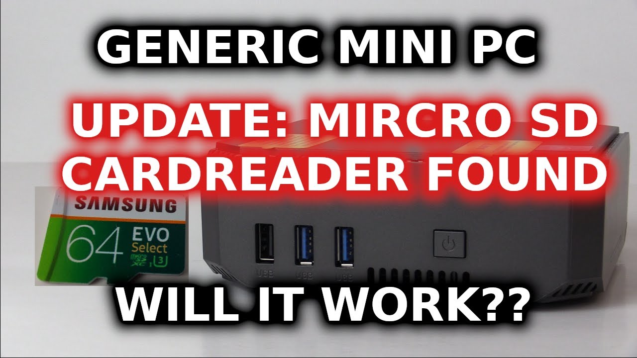I was WRONG! Hidden microSD Card Reader, and Windows Drivers Fixed ...