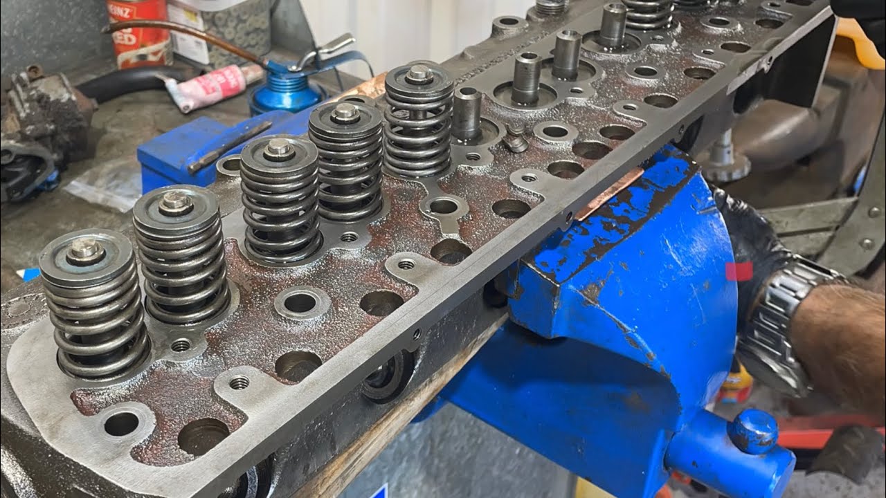 FJ holden Grey motor rebuild Part 6: Head reconditioning and ...
