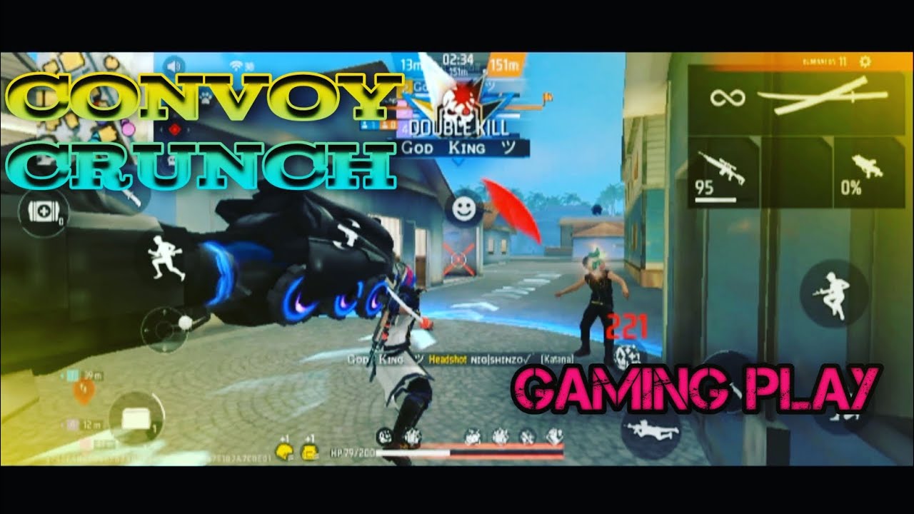 free fire mep convoy crunch game play and headshot || FF-GARENA - YouTube