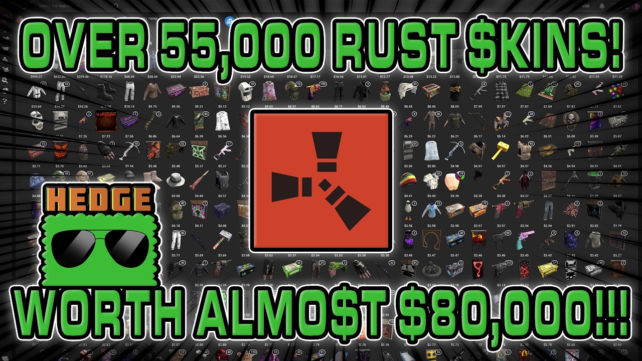 I Have Over 55,000 Skins In My Rust Inventory! - YouTube