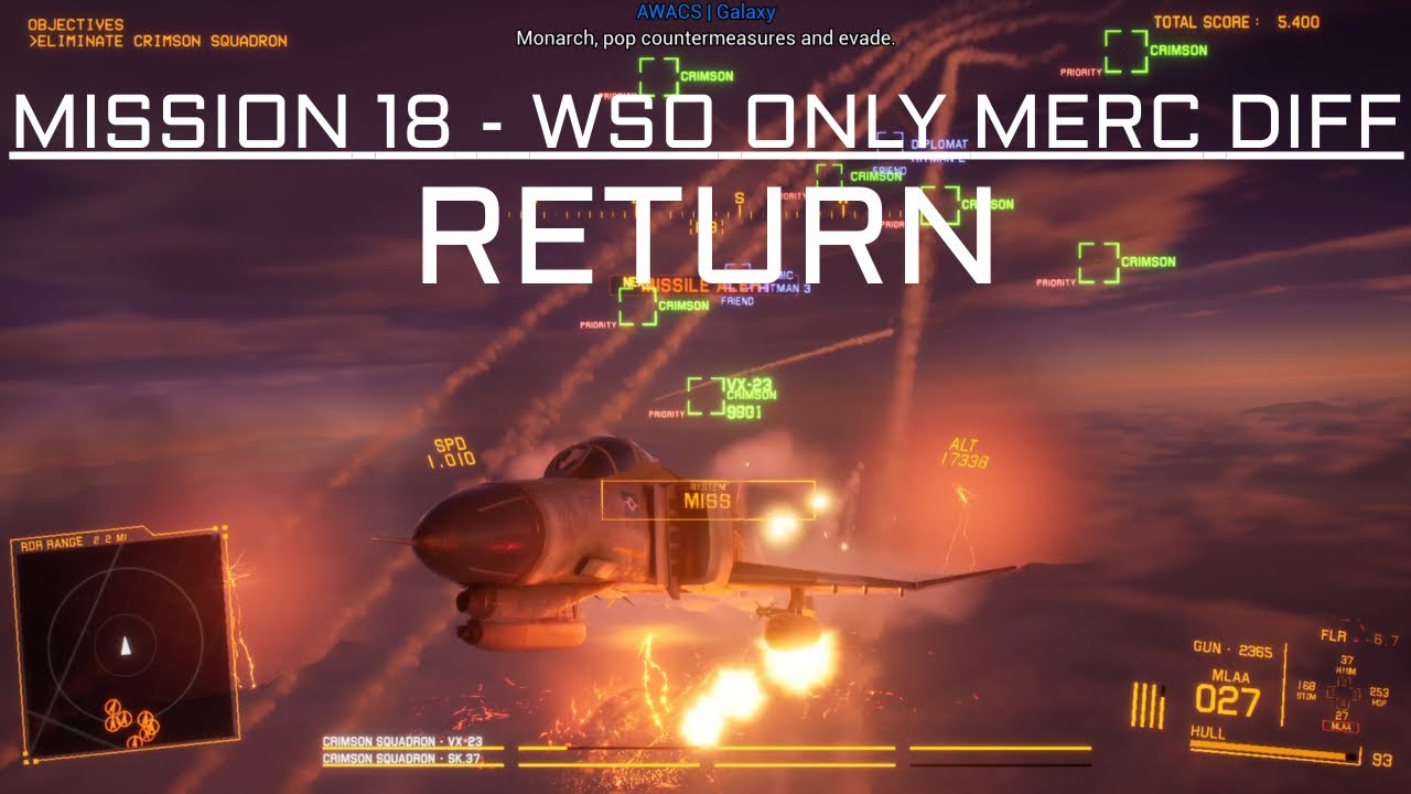 Project Wingman | Mission 18: Return (Two-Seater Only Mercenary Run ...