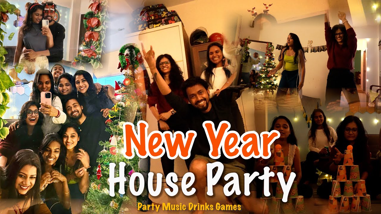 New Year House Party | 2025 | Vlog | Party at house | Iamsdrt ...