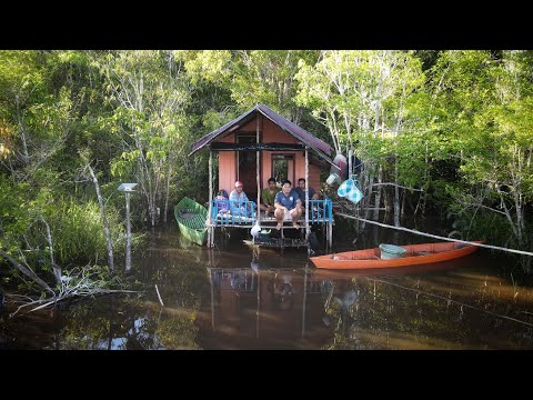 6 MALAM DI PONDOK RAWA, MENYUSURI AIR SURUT & AIR DALAM, MENANGKAP IKAN DENGAN BUWU & MANCING RAWAI